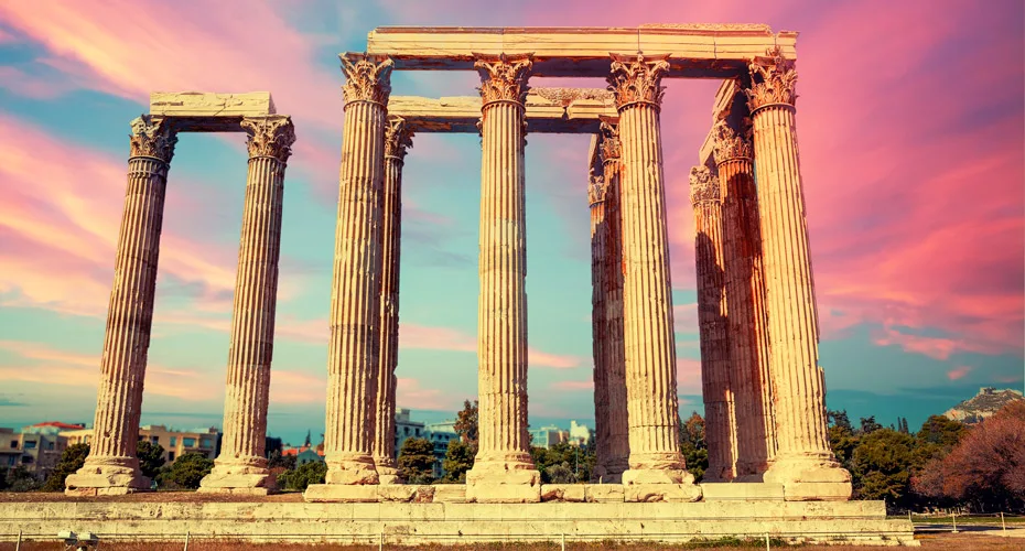 O Templo de Zeus Olímpico e o Arco de Adriano em Atenas » ExplorePasseios.com